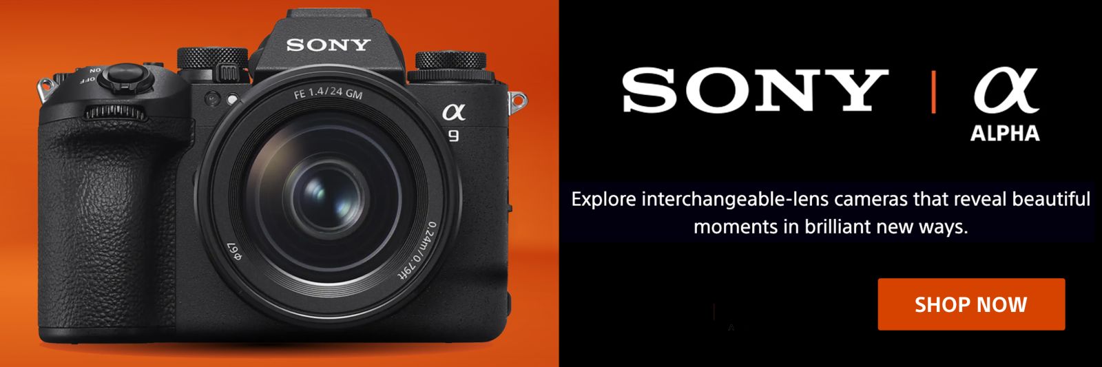 Sony Alpha Banner